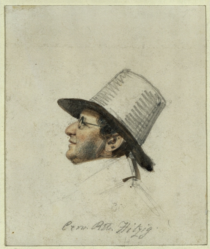 Julius Eduard Hitzig - unbekanntes Jahr - Porträt von Franz Krüger ...