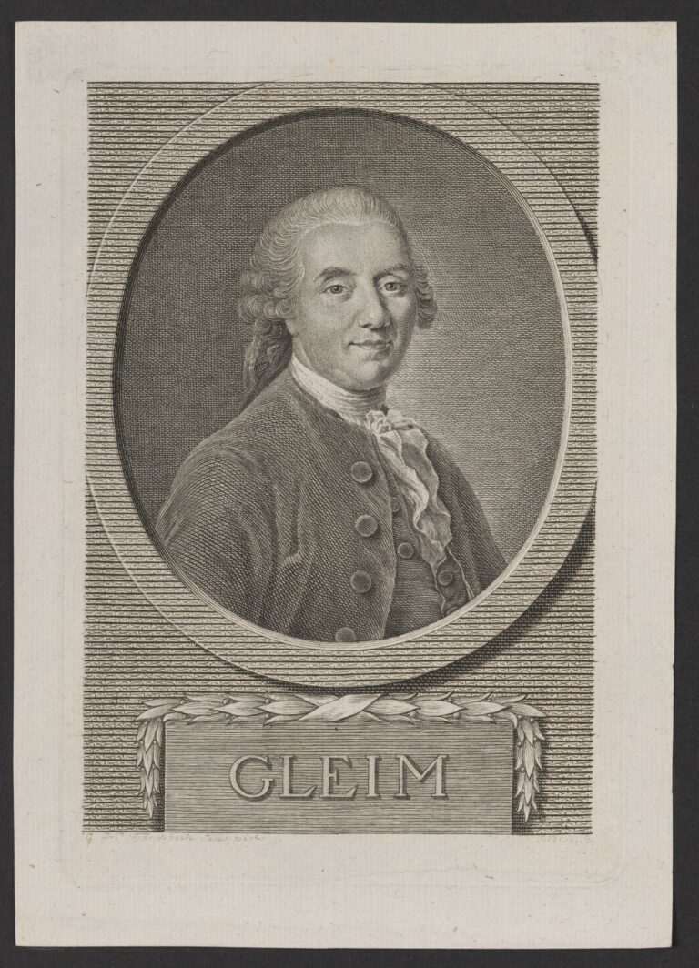Johann Wilhelm Ludwig Gleim - 1771 (nach) - von Johann Heinrich ...